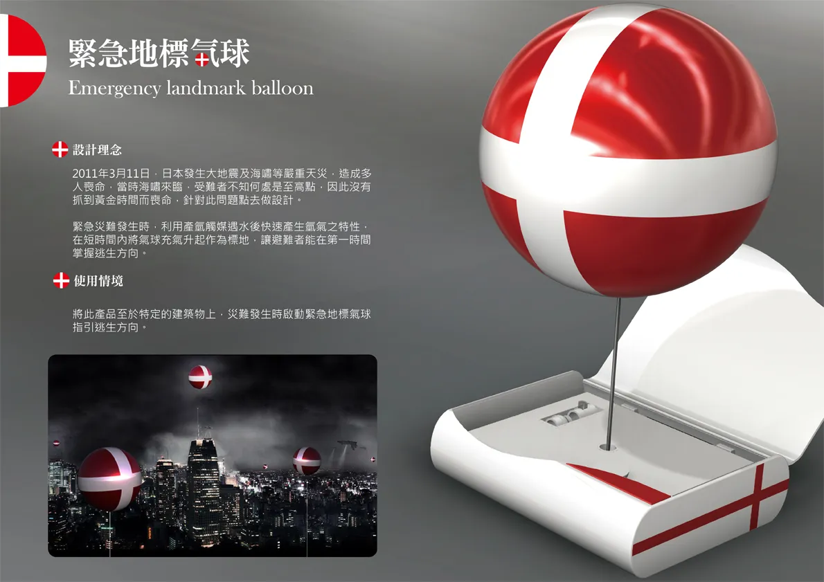 緊急地標氣球 Emergency landmark balloon