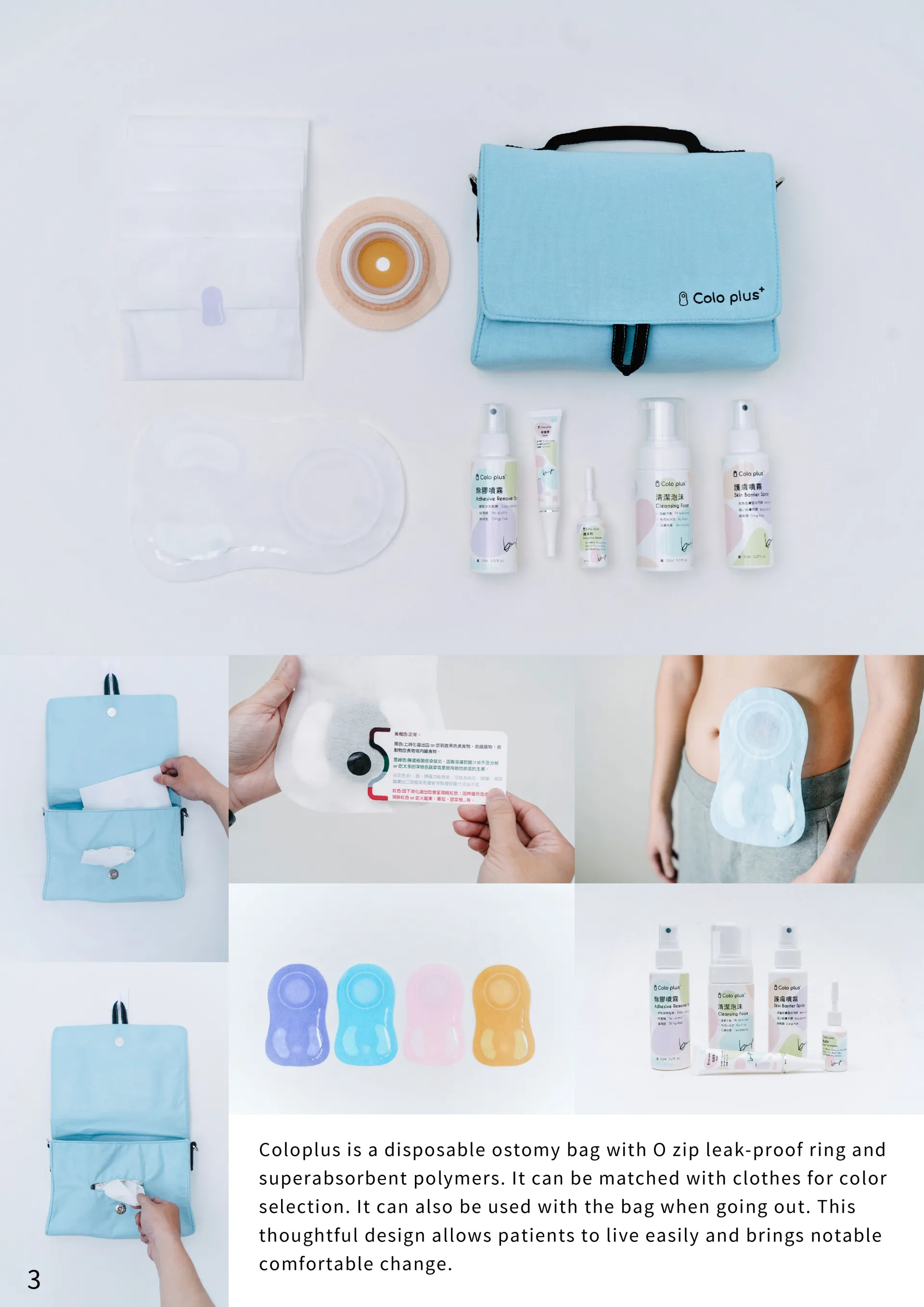Coloplus 拋棄式腸造口袋 / Coloplus Ostomy Bag