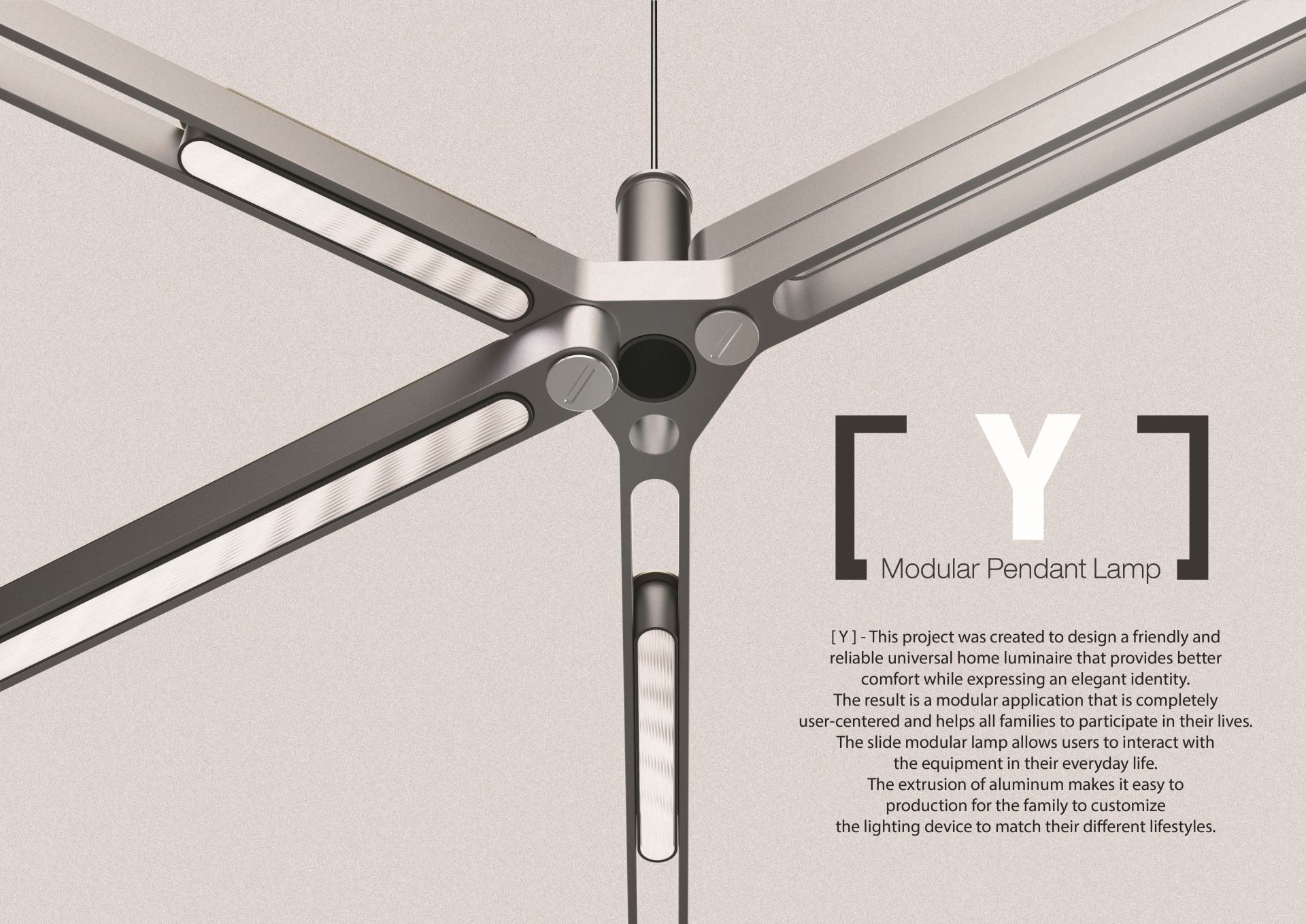 Y-Modular Pendant Lamp